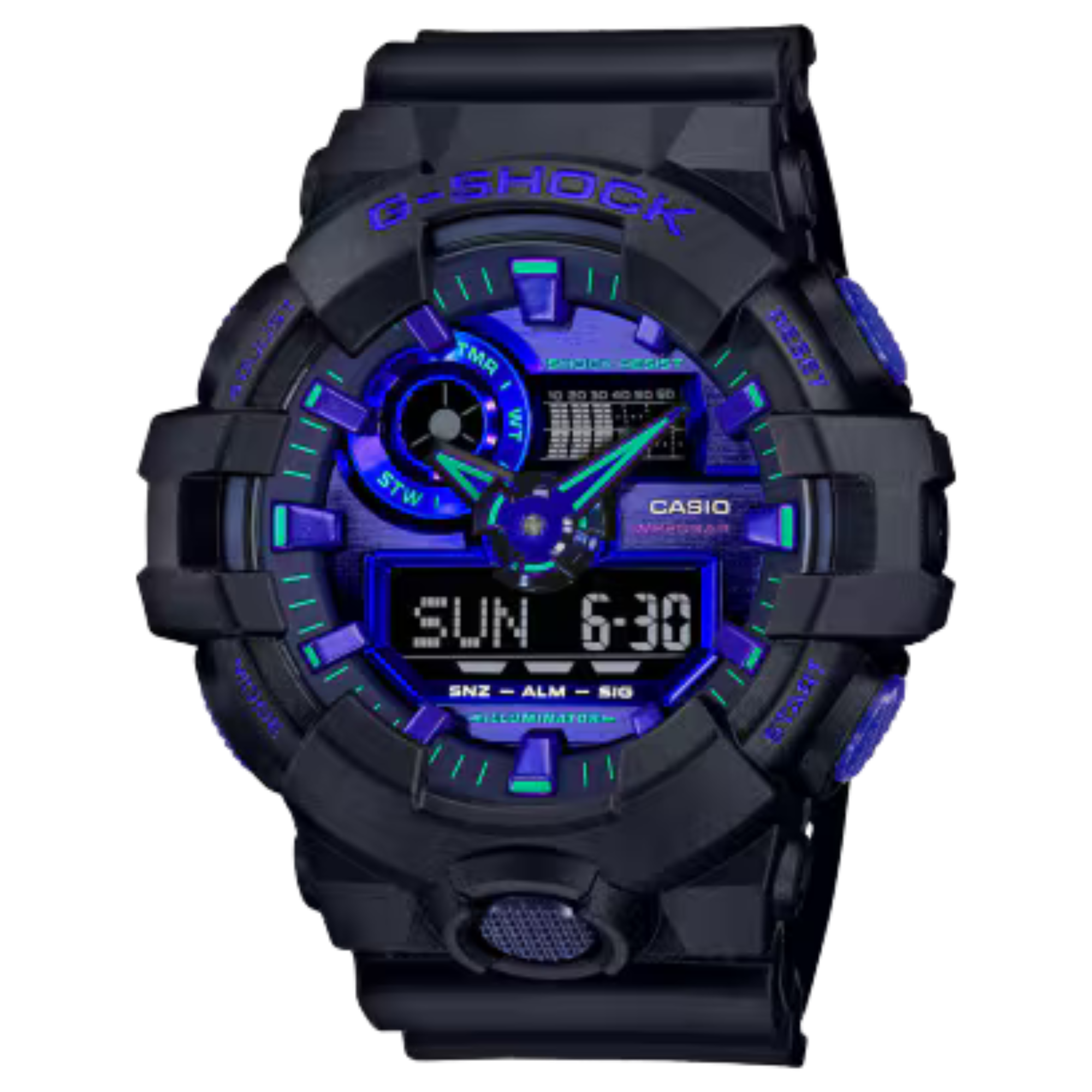 Casio G-Shock Virtual Blue Series Analog-Digital Men's Watch GA700VB-1A ...